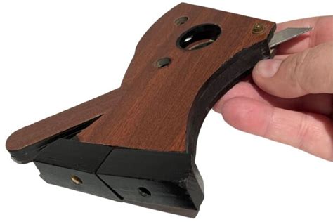 Vintage 6 Disecto Finger Chopper Comedy Magic Trick Wooden Guillotine Cutter Slice Mini Wood