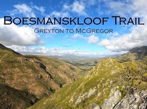 Boesmanskloof Hiking Trail Mcgregor Greyton Mcgregor Tourism
