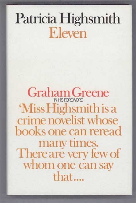 Eleven Short Stories Patricia Highsmith First British Edition