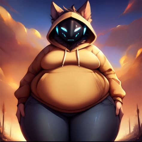 Fat Protogen Woman 1 By Thelightningcat On Deviantart