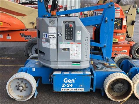 Used 2013 Genie Z 34 22n Articulating Boom Lift For Sale In Trois