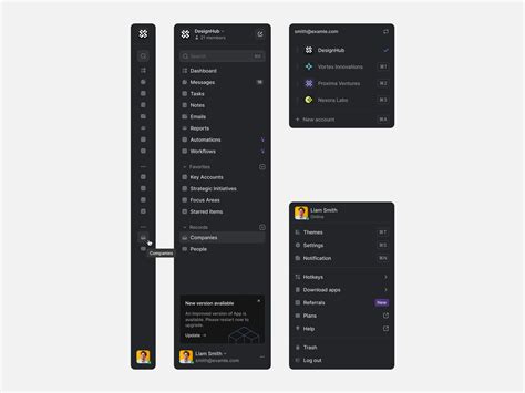 Sidebar Ui Designs Themes Templates And Downloadable Graphic Elements