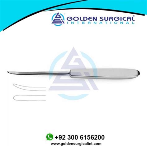Langenbeck Bone Elevator 20cm Blunt Golden Surgical