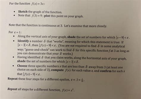 Solved For The Function F X 3x • Sketch The Graph Of The