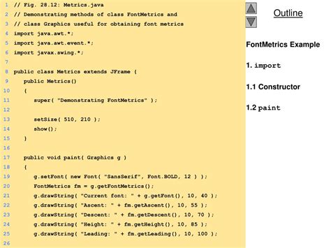 Ppt Chapter 28 Java Graphics And Java2d Powerpoint Presentation