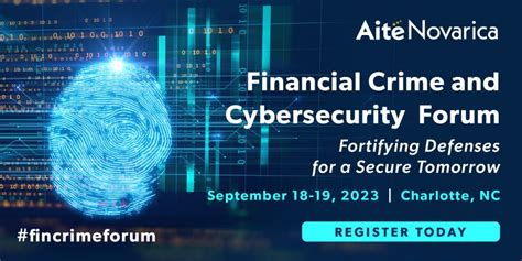 Annali Van Der Walt On Linkedin Aite Novarica Groups Financial Crime And Cybersecurity Forum