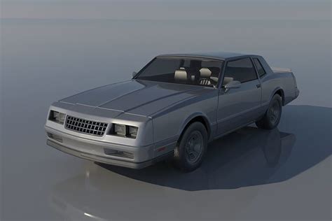 Chevrolet Monte Carlo Ss 1987 3d Model 3d Printable Cgtrader