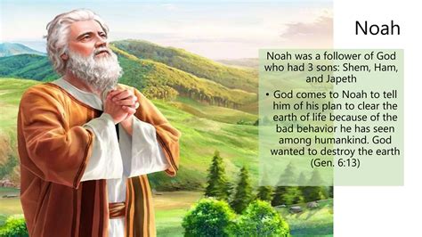 Noah And The Flood Pptx