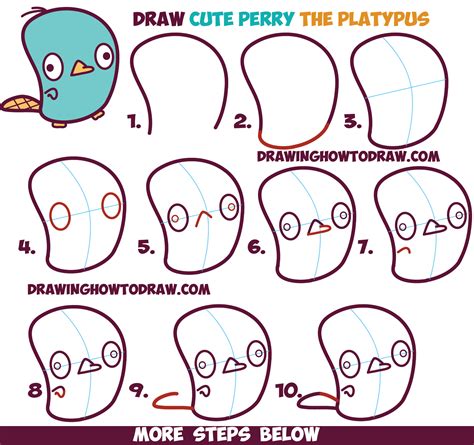 How To Draw Perry The Platypus