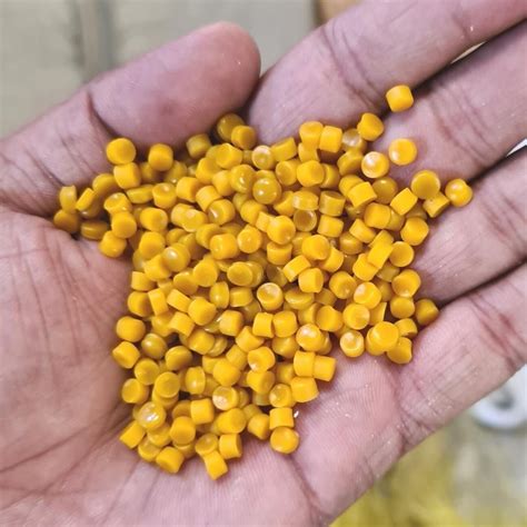 Pp Bopp Raffia Yellow Granules Recyclean India