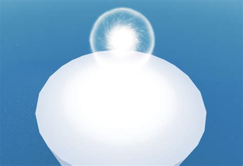 The Final Version Of The Flare Hovering Over A Gray Cylinder Sea Stack