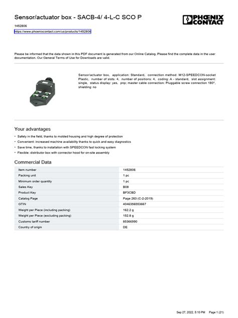 Pc Isla 1452806 Pdf Electrical Connector Screw