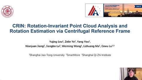 Crin Rotation Invariant Point Cloud Analysis And Rotation Estimation