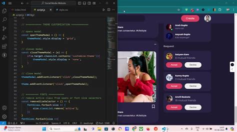 Finished My Front End Social Media Project Sushant Gupta Posted On The Topic Linkedin