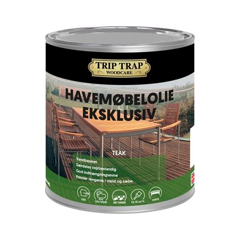 Trip Trap Eksklusiv HavemØbel Olie 0 75 L Teak