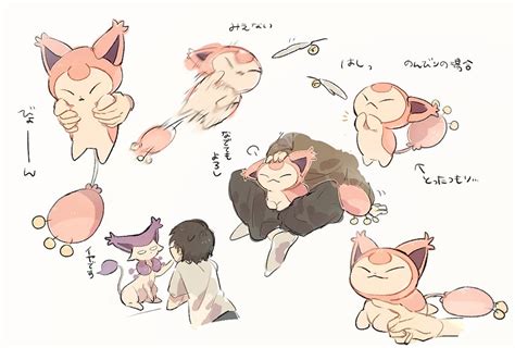 Skitty And Delcatty Pokemon Drawn By Naonaaa195 Danbooru