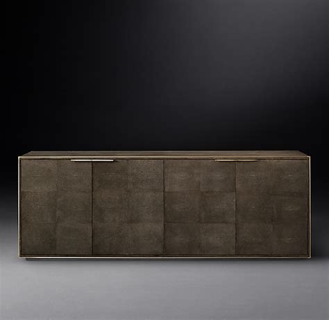Saunderson Shagreen Panel 4 Door Sideboard Lobby Design French Art
