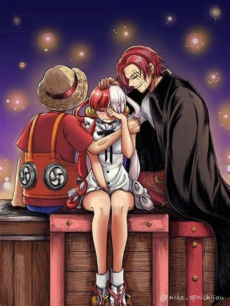 Luffy Uta Shanks Manga Anime One Piece