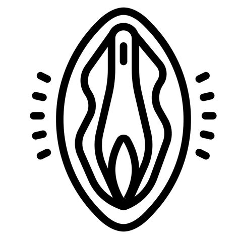 Vagina Icon In Windows 11 Outline Style