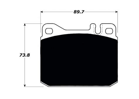 Mercedes Porterfield R4 S High Performance Street Brake Pad Set