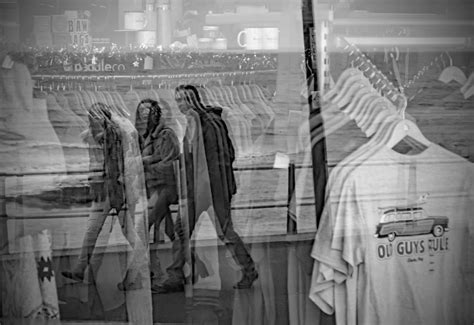 Shop Window Reflection No Words