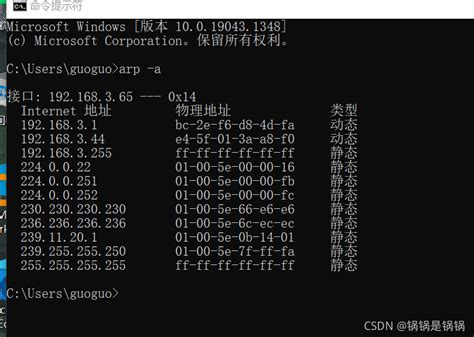 Python Scapy获取局域网内的ip和mac地址 Python Scapy获取局域网内的ip和mac地址