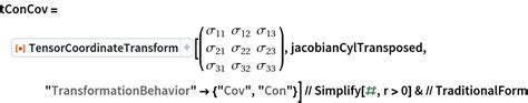 Tensorcoordinatetransform Wolfram Function Repository