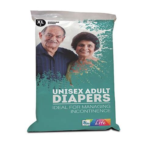 Buy Apollo Pharmacy Uni Sex Adult Diapers Xl Ideal For Managing