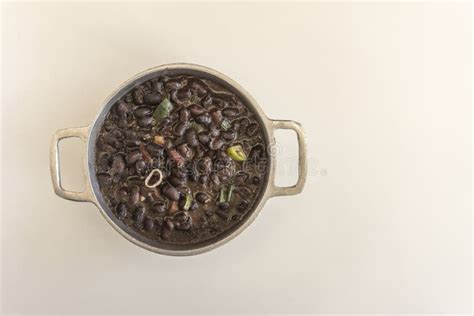Ingrediente Principal Dos Feijões Pretos Do Prato Típico Brasileiro Do Feijoada Foto De Stock