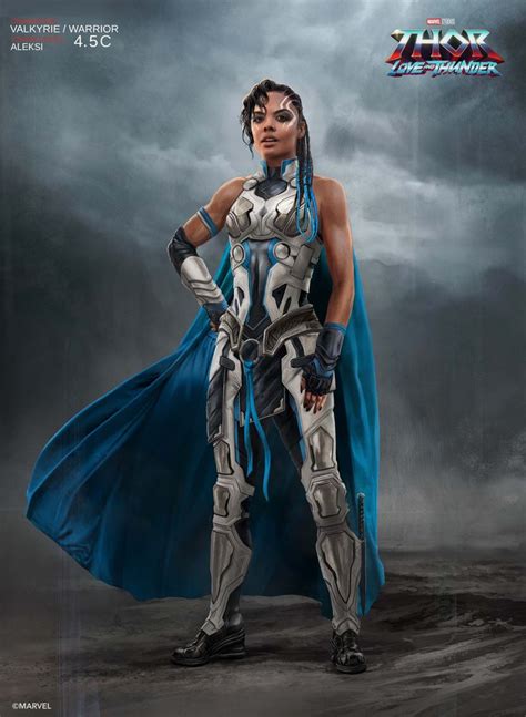 Thor Love And Thunder Valkyrie Aleksi Briclot Marvel Concept Art