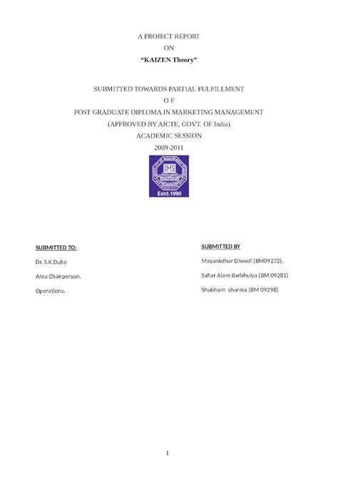 Doc Kaizen Theory Dokumen Tips
