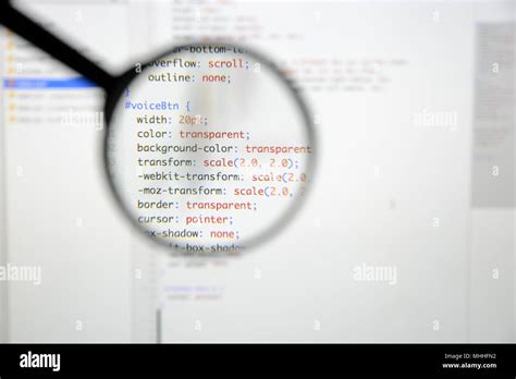 Real Css Code Developing Screen Programing Workflow Abstract Algorithm
