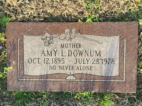 Amy Louetta Rhodes Thulin Downum 1895 1978 Find A Grave Memorial