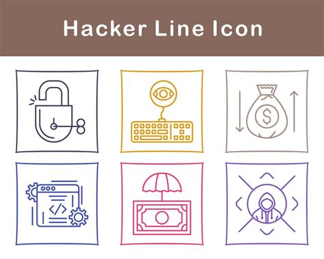 Hacker Vector Icon Set Vector Art At Vecteezy Hacker Vector Icon Set Vector Art At Vecteezy