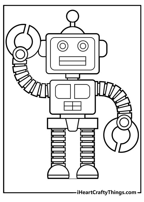 50 Robot Coloring Pages Printable Pdfs For Free Download