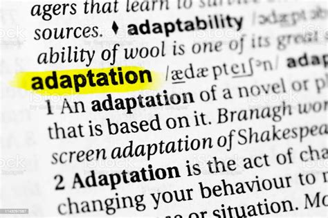 Adaptation Definition