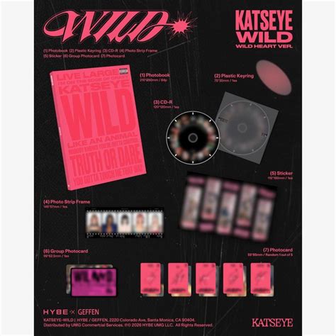 Cd Katseye Wild Wild Heart Ver Importado Universal Music Store