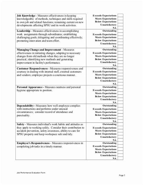Sales Performance Appraisal Form