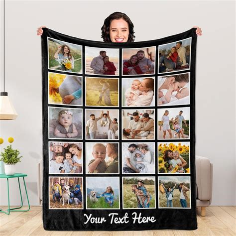 Personalized Blankets And Throws Custom Blankets With Photo Text