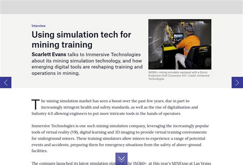 Using Simulation Tech For Mining Training Mine Australia Issue 50 December 2024