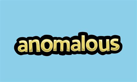 Anomalous Writing Vector Design On A Blue Background 13700420 Vector