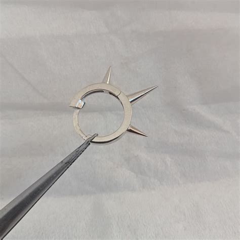 Spike Hops Earring 3 Spike Helix Tiny Hoops Earring Taeia Jewellery Dainty Amazing High Looks