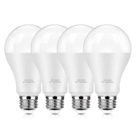 Scheinenda 150 Watt Led Bulb Equivalent A21 3000k Warm White 2200 Lumens Non Dimmable 4 Pack