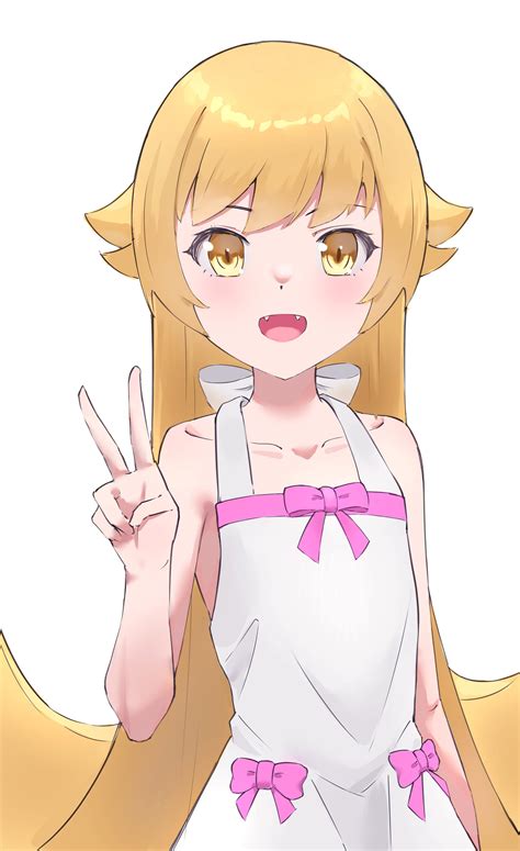 Oshino Shinobu Shinobu Oshino Kissshot Acerolaorion Heartunderblade