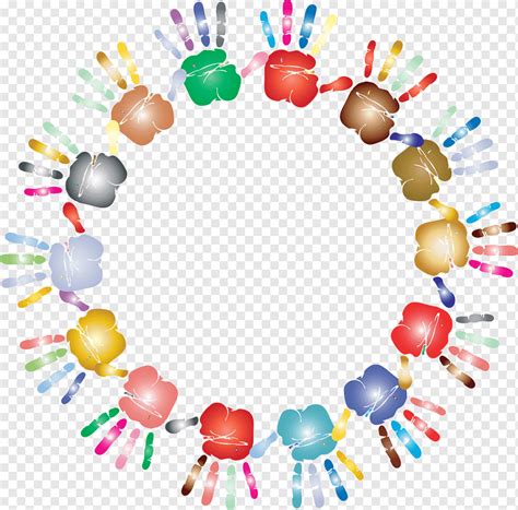 Huellas De Manos De Colores