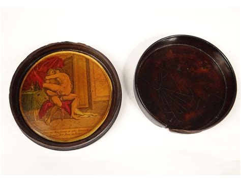 Round Pasteboard Box Erotic Set Under Glass Boat Xixth Castle