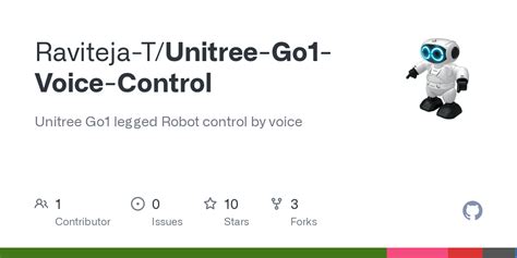 Github Raviteja Tunitree Go1 Voice Control Unitree Go1 Legged Robot Control By Voice