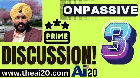 14052024 Onpassive Prime Discussion No 03 Onpassive