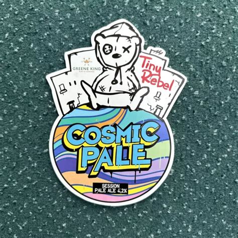 Tiny Rebel Cask Pump Clip Cosmic Pale Ale 4 2 £0 99 Picclick Uk