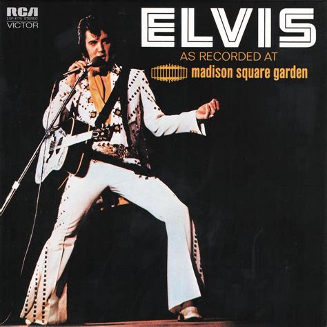 1972 Elvis As Recorded At Madison Square Garden Elvis Presley Rockronología
